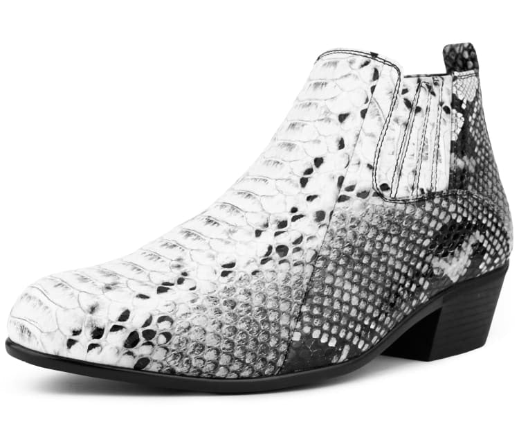 Adder Black/White by Bolano | Boots – Just Men's Shoes