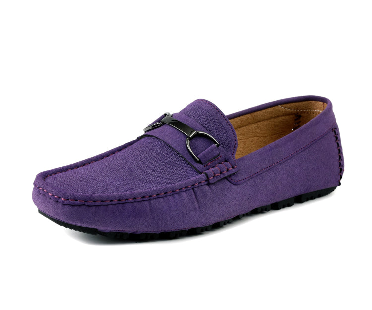 Purple Driving Loafers | Casual Style | Just Men`s Shoes – Just Men's Shoes